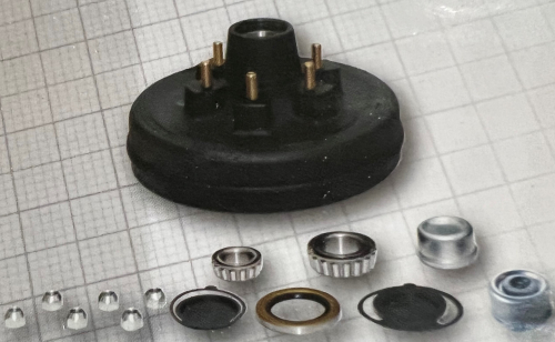 5200 / 6000# Axle Trailer Brake Drum with 6on5.5″ Bolt Pattern ...