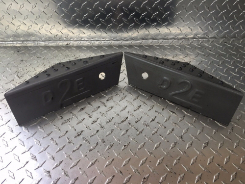 SLIMLINE PAIR Trailer Fender Side Step Bracket, 14GA steel D2E OEM ...
